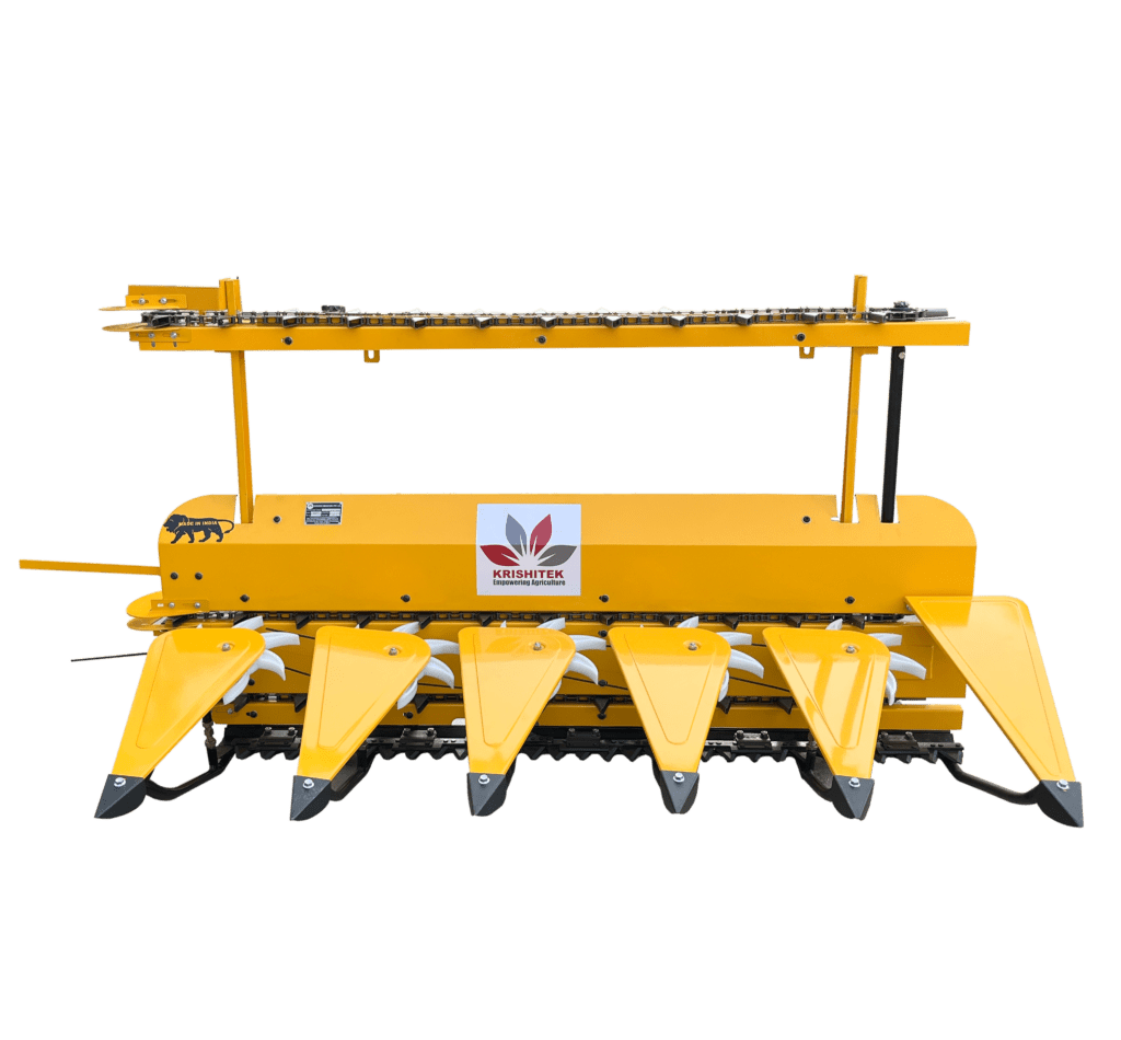 High-Efficiency Reaper Attachment for Power Tiller | Krishitek