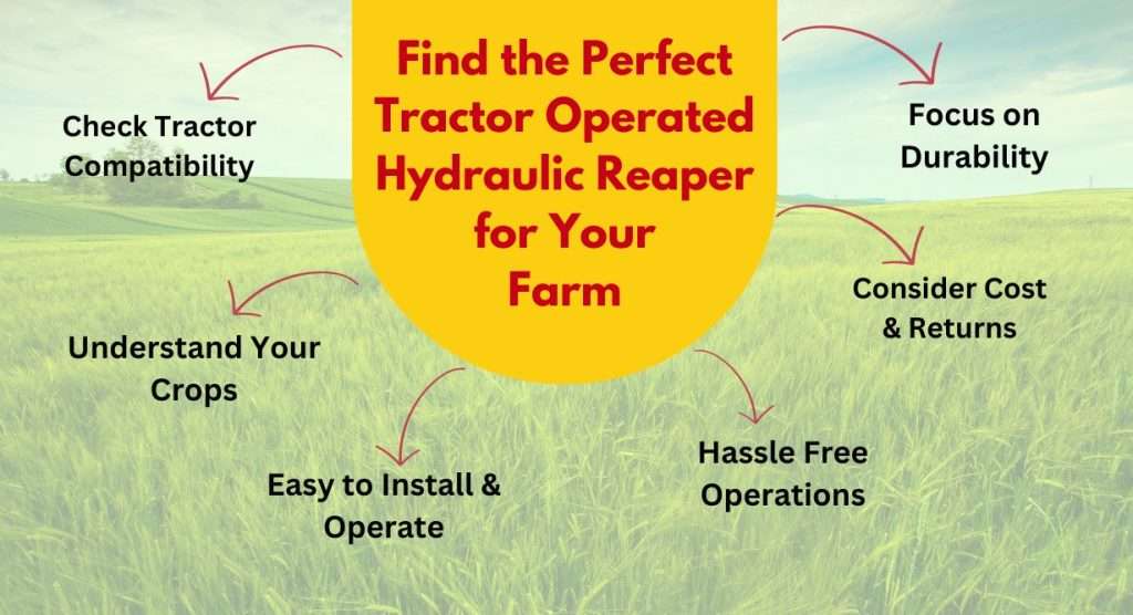How to Choose the Best Tractor Operated Hydraulic Reaper